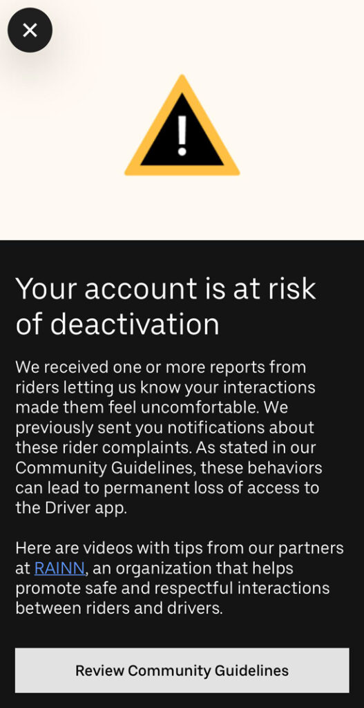 Fired from Uber: Why drivers get deactivated, & how to get reactivated ...