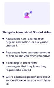 Lyft Shared is the cheapest ride on Lyft: Share and save! - Ridesharing ...