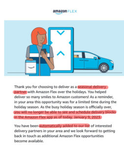 Seasonal drivers on Amazon Flex: How to deliver for the holiday season ...