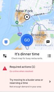 The schedule for Uber Eats drivers in NYC: See the 'Planner' system ...